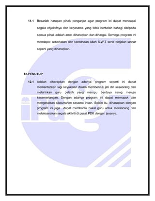 Kertas kerja program sayang disayang ,pdk seri mutiara higlighted | DOC