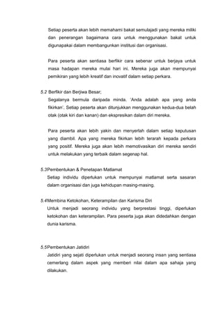 Program Transformasi Minda | PDF