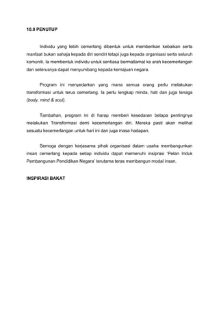 Program Transformasi Minda | PDF