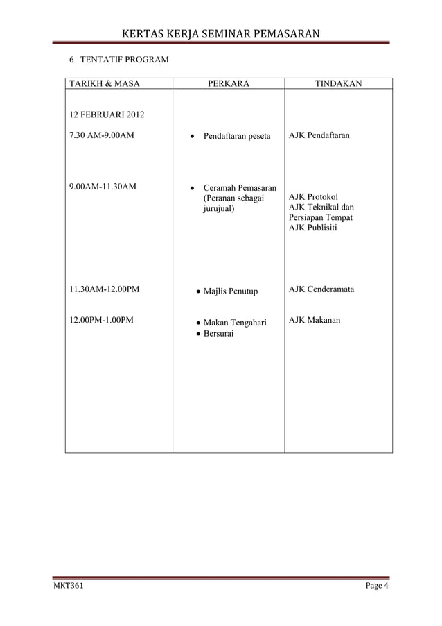 Kertas kerja seminar | DOCX