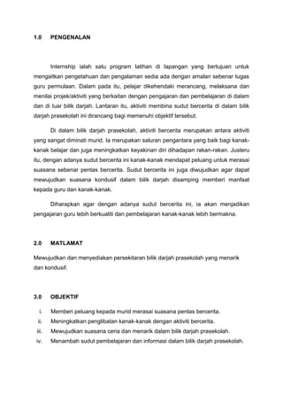 CONTOH KERTAS KERJA (Internship) | DOCX