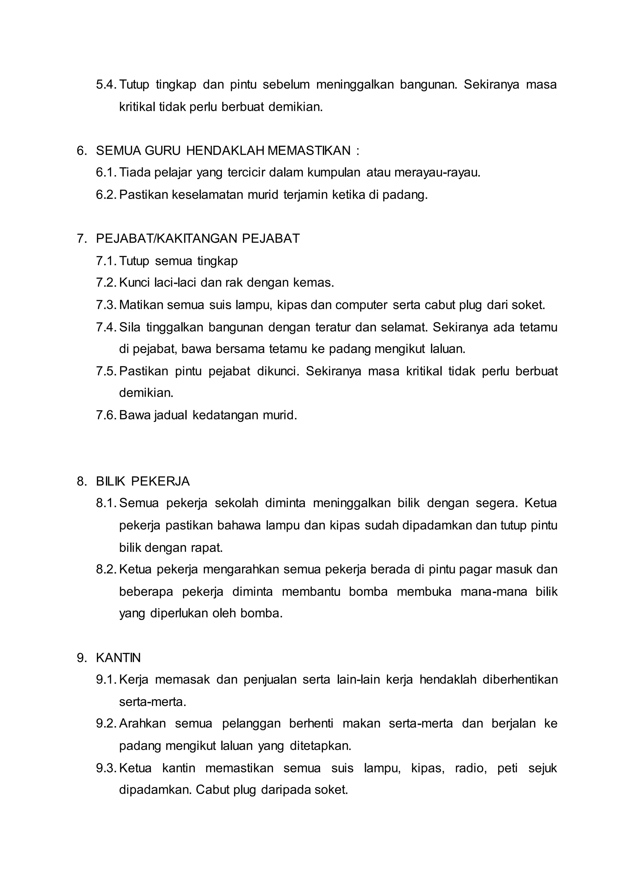 Kertas kerja surat latihan kebakaran-bersama-bomba | DOCX