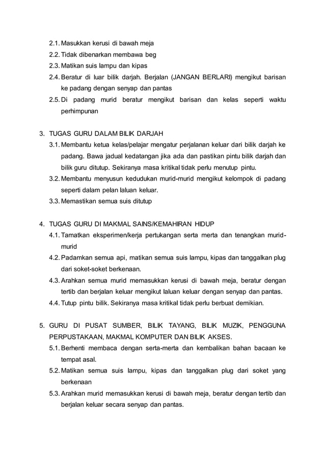 Kertas kerja surat latihan kebakaran-bersama-bomba | DOCX