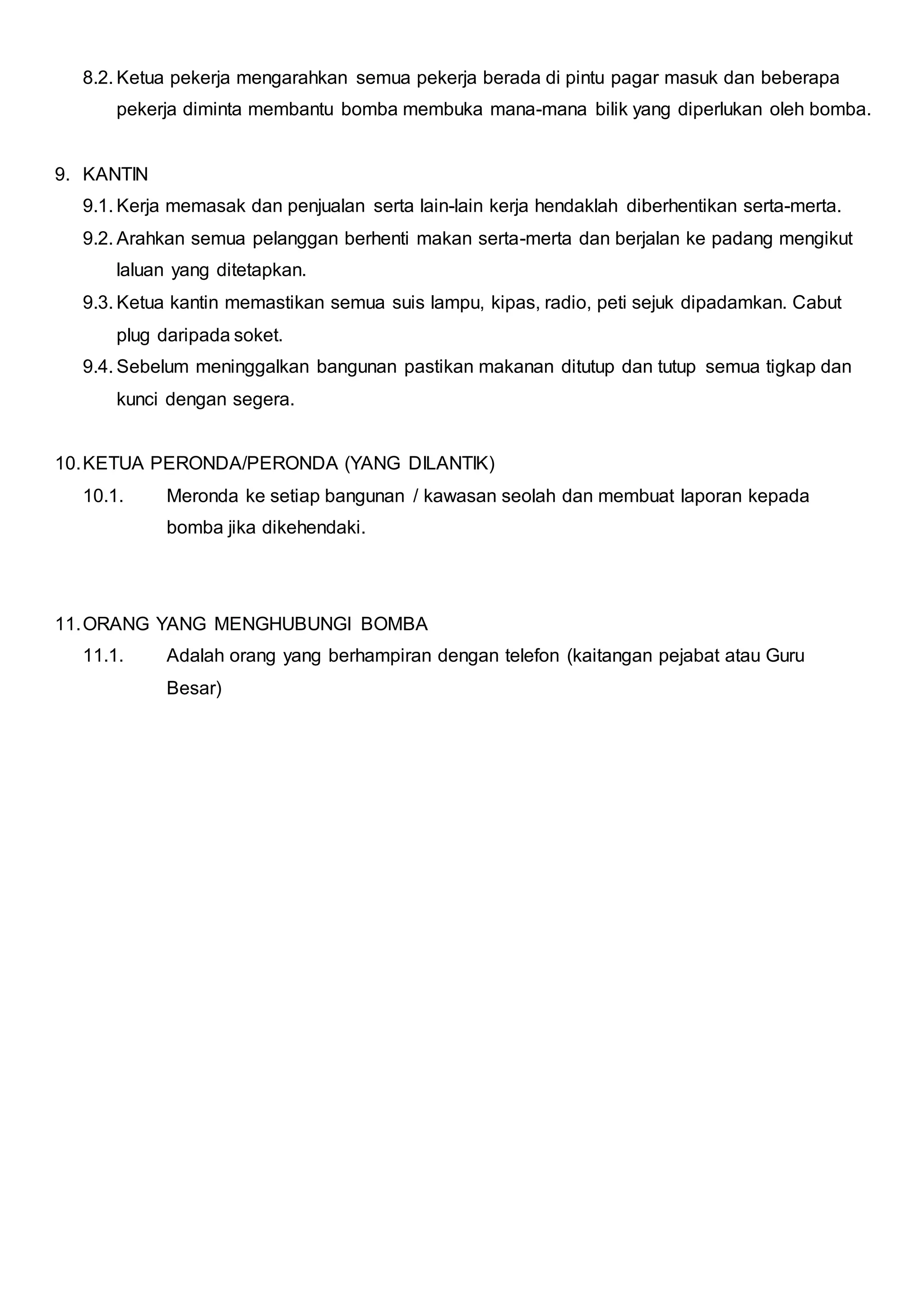 Kertas kerja & Lampiran surat latihan kebakaran bersama bomba SKST 2016 ...
