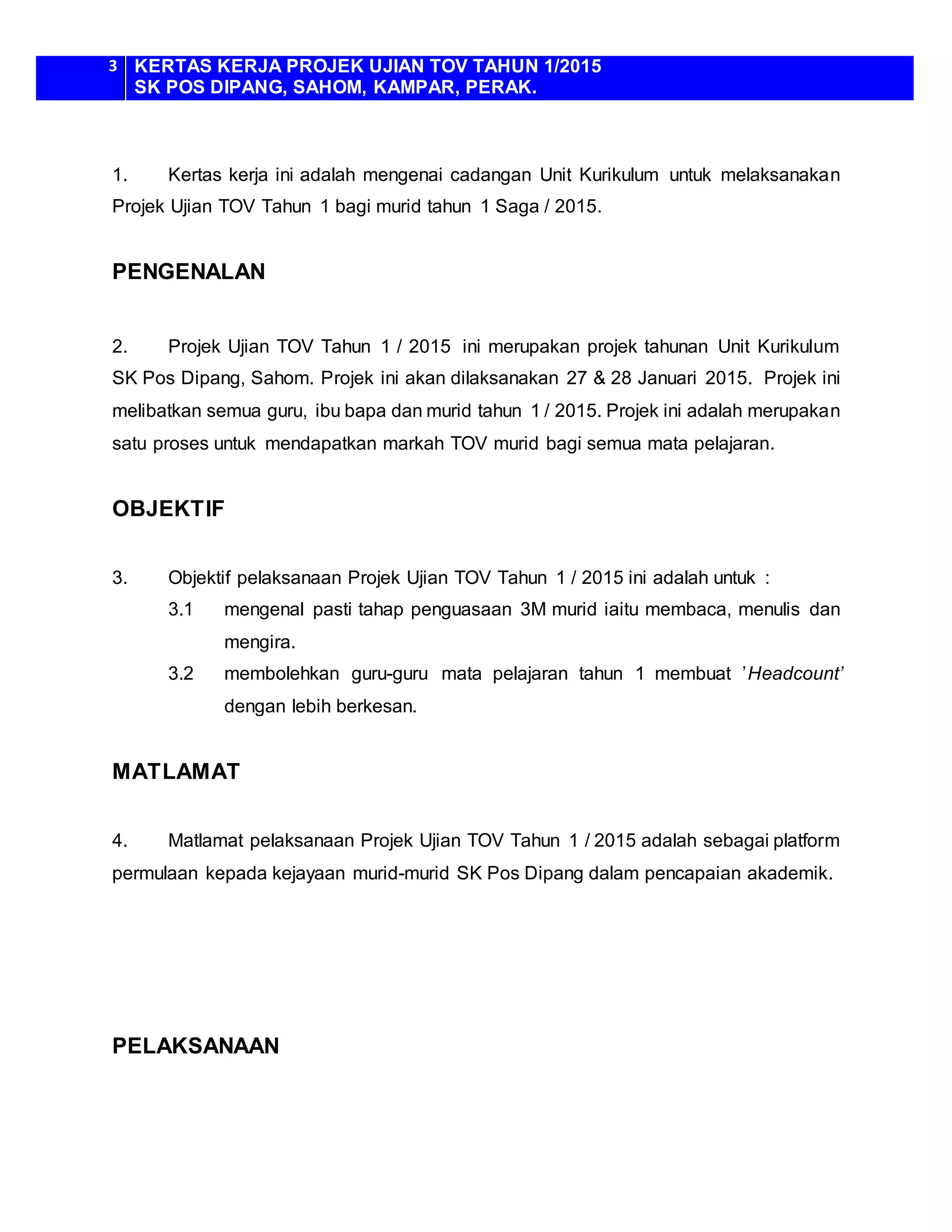 Kertas kerja ujian tov | DOCX