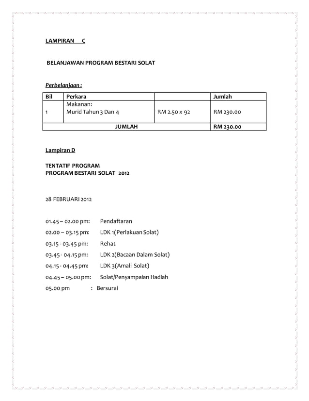 Kertas konsep kem bestari solat | DOC