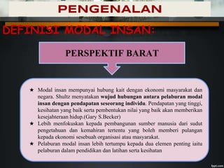 PEMBANGUNAN MODAL INSAN DALAM MELAHIRKAN MAHASISWA “MINDA KELAS PERTAMA ...