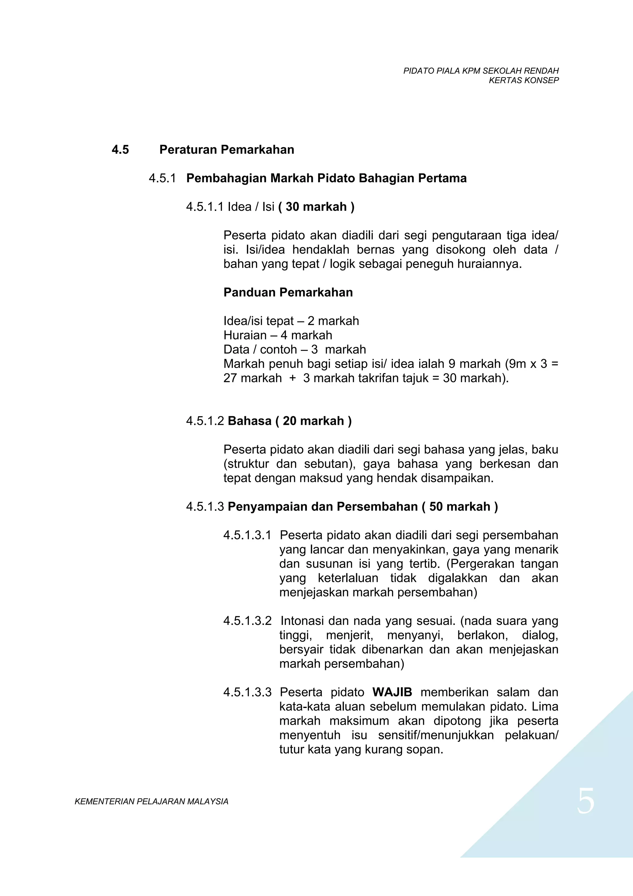 Kertas konsep pidato diraja | PDF