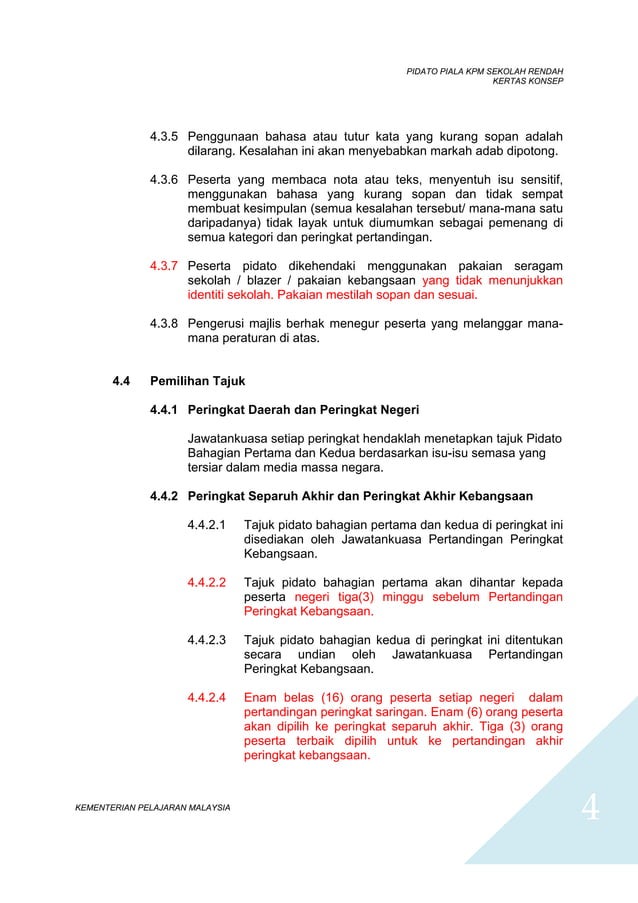 Kertas konsep pidato diraja | PDF