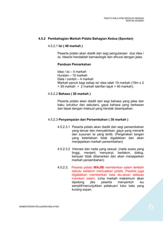 Kertas konsep pidato diraja | PDF
