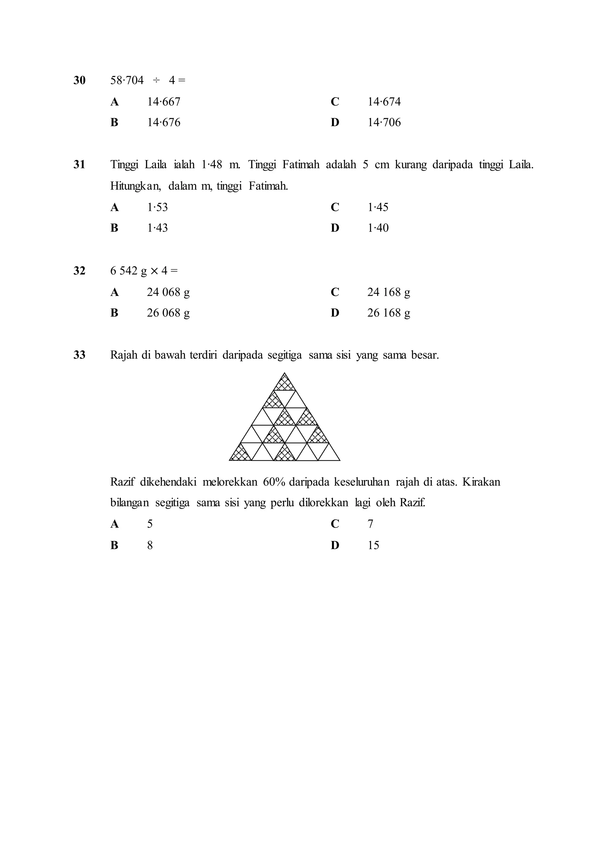Kertas math thn 5(k1) | DOCX