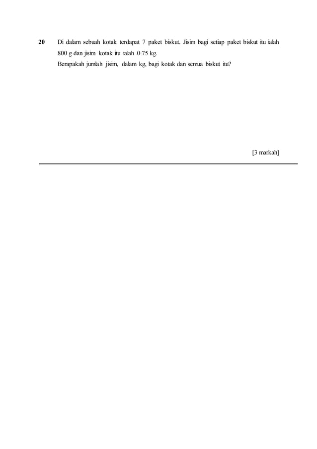 Kertas math thn 5(k2) | PDF