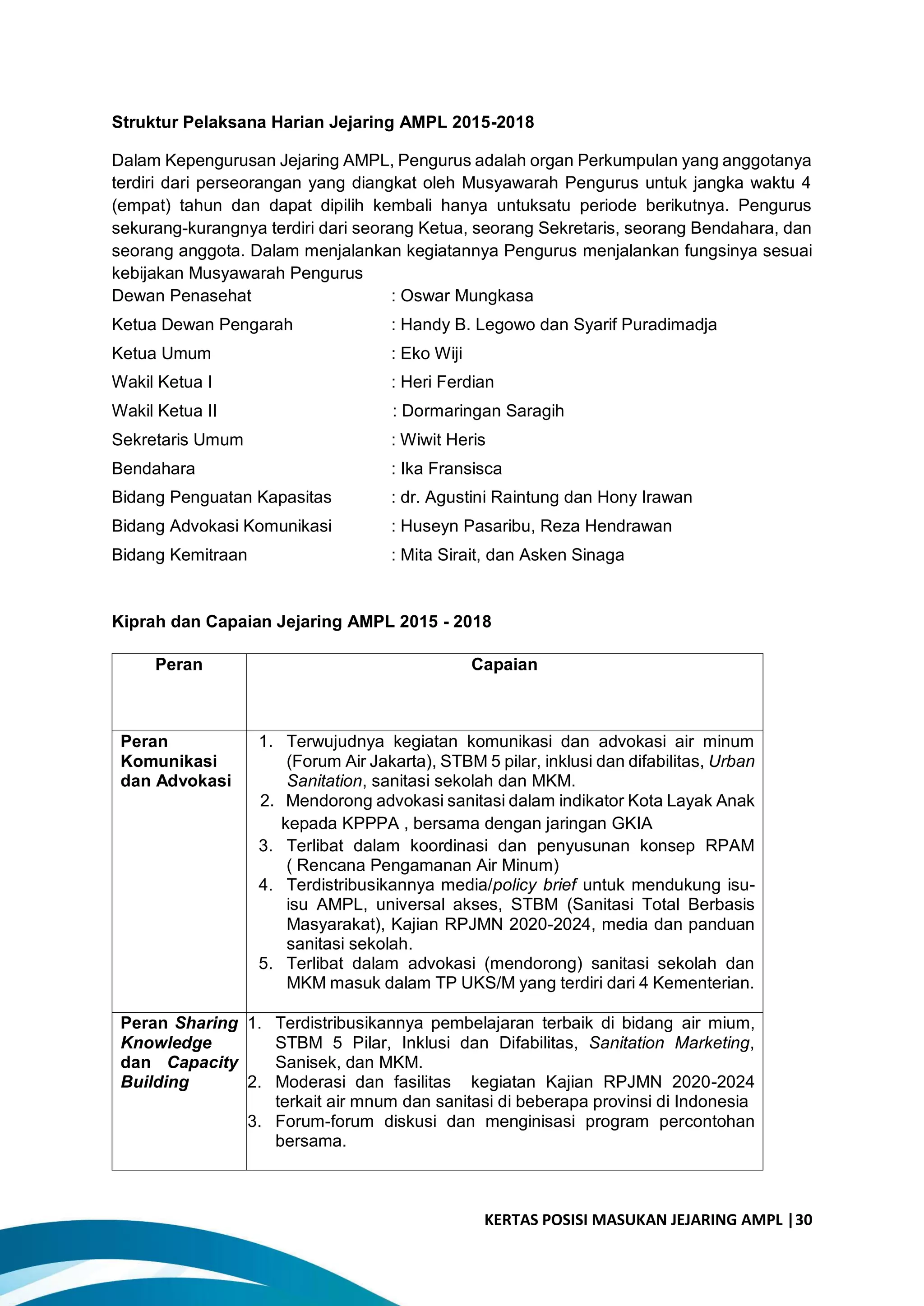 Kertas Posisi Rancangan Undang Undang Sumber Daya Air 2018 | PDF