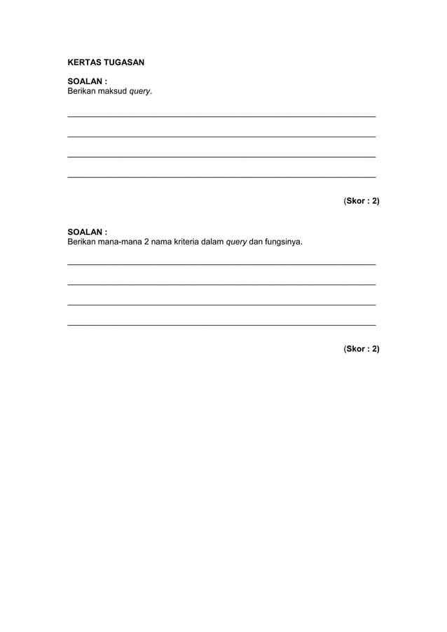 Kertas tugasan | DOCX