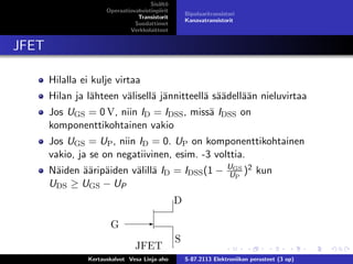 Elektroniikan perusteet | PDF