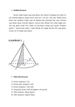 Kerucut | DOCX