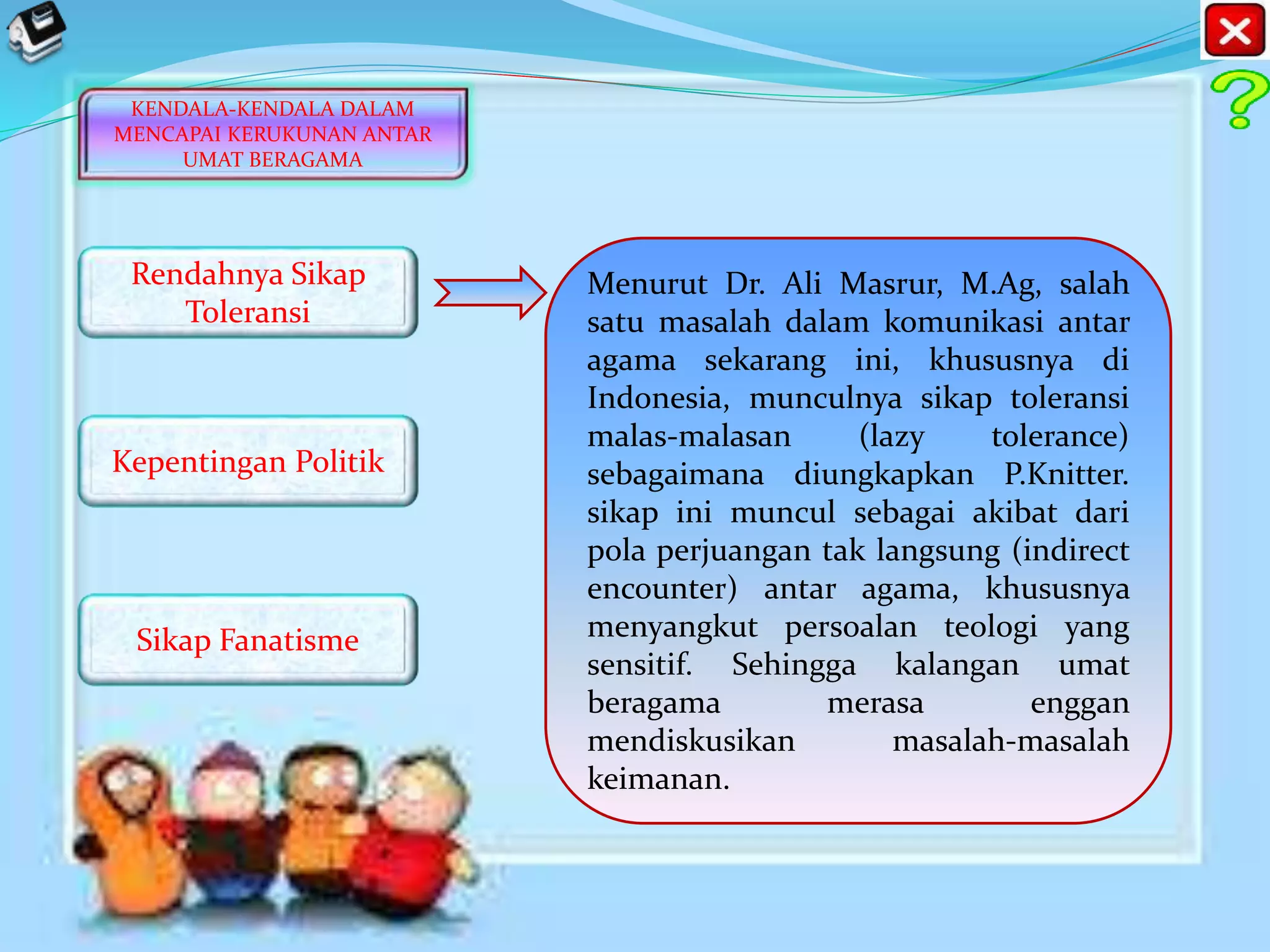Kerukunan antar umat beragama | PPTX