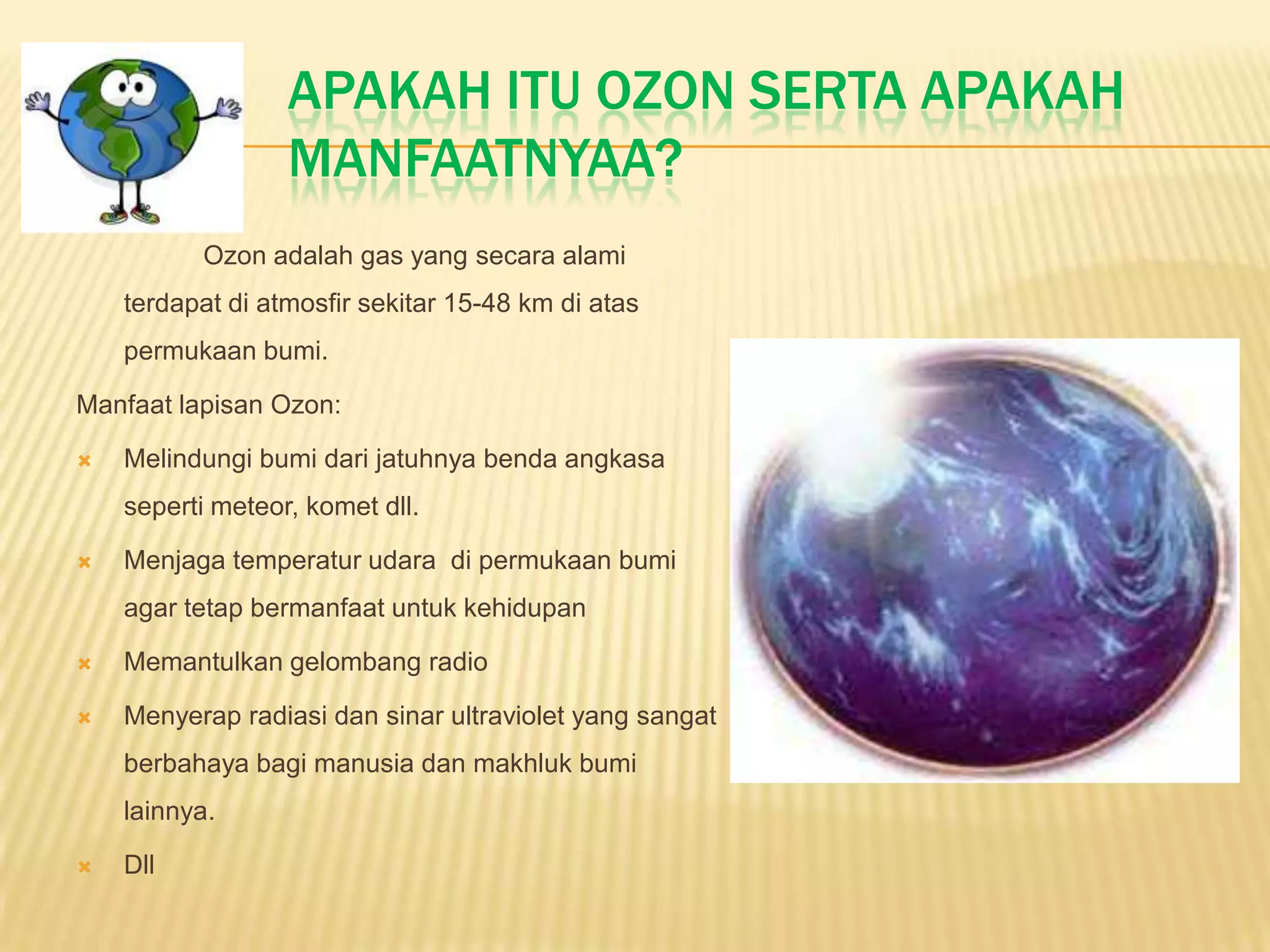 Kerusakan lapisan ozon | PPT