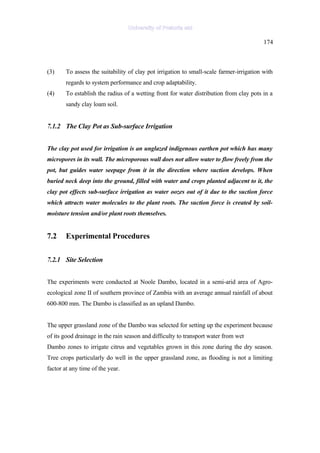 Clay Pot Sub-Surface Irrigation as Water-Saving Technology | PDF