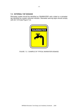 Rainwater Tank Design and Installation Handbook | PDF