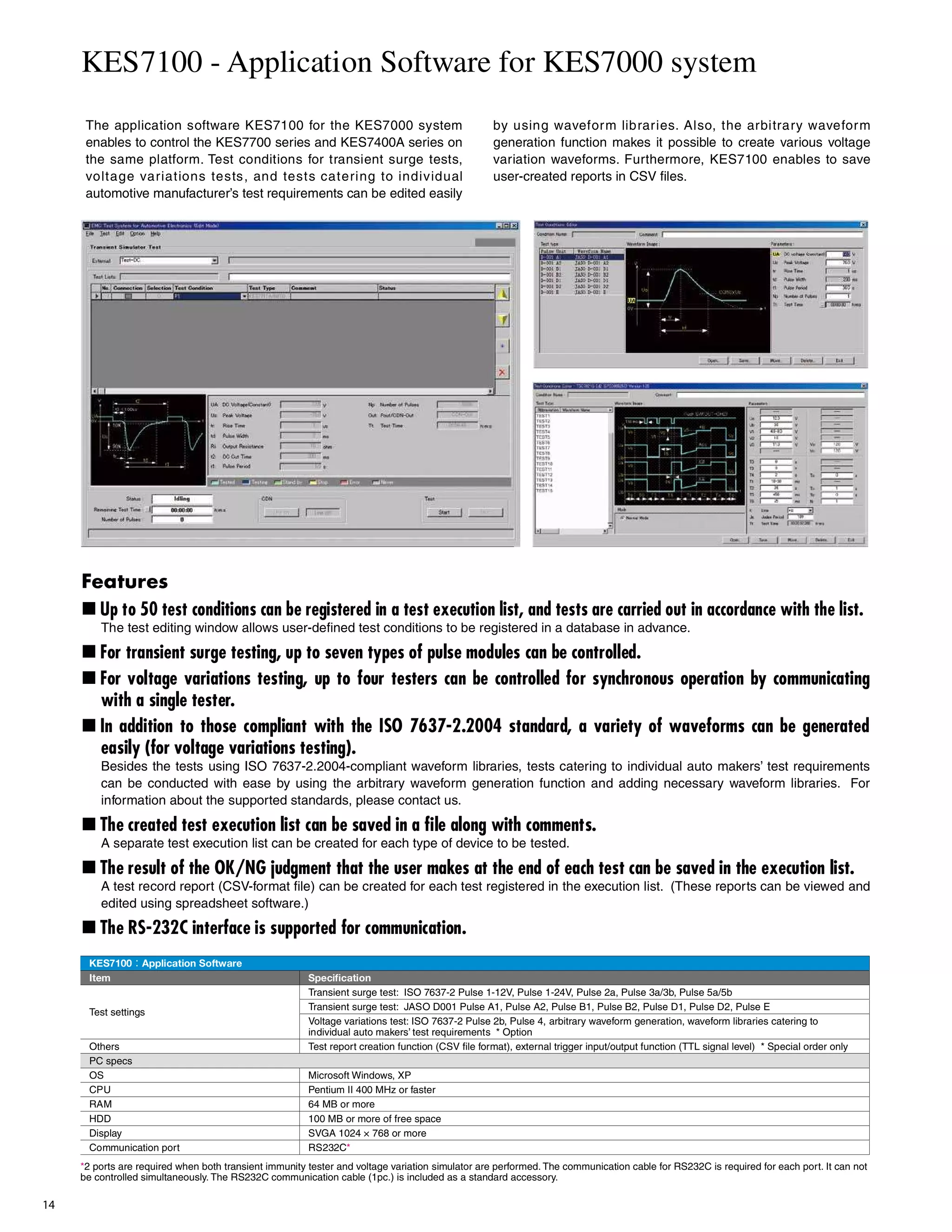 Kikusui Kes7000 Transient Immunity Tester / Voltage Variation Simulator ...