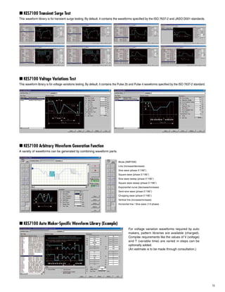 Kikusui Kes7000 Transient Immunity Tester / Voltage Variation Simulator ...