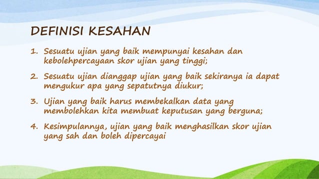 Kesahan dan kebolehpercayaan | PPTX