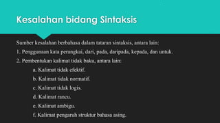 Kesalahan Bidang Fonologi Morfologi dan Sintaksis.pptx