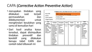 Analisis FMEA Kesalahan Pemberian Obat dan Analisis CAPA obat ED di ...