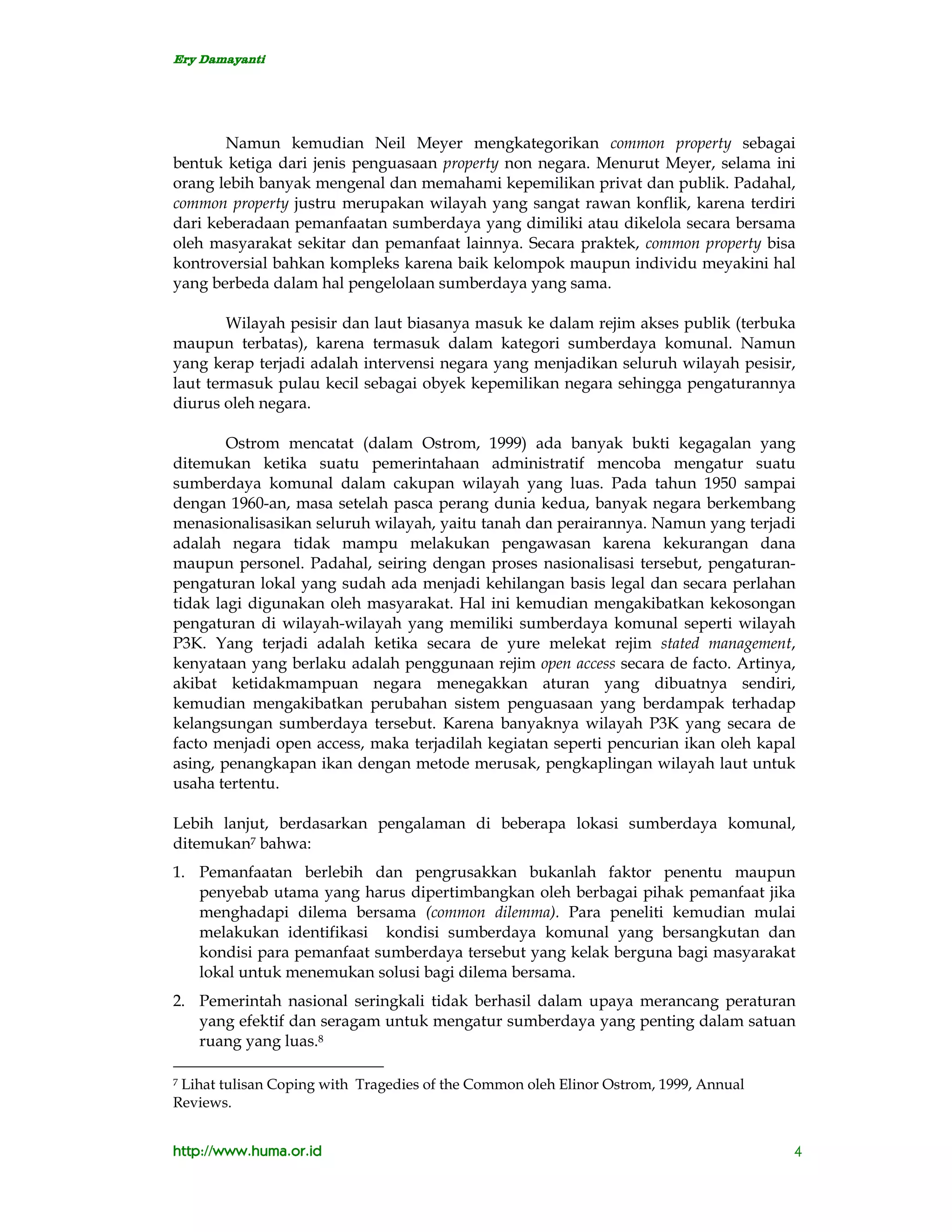 Kesalahan pengelolaan wilayah pesisir | PDF