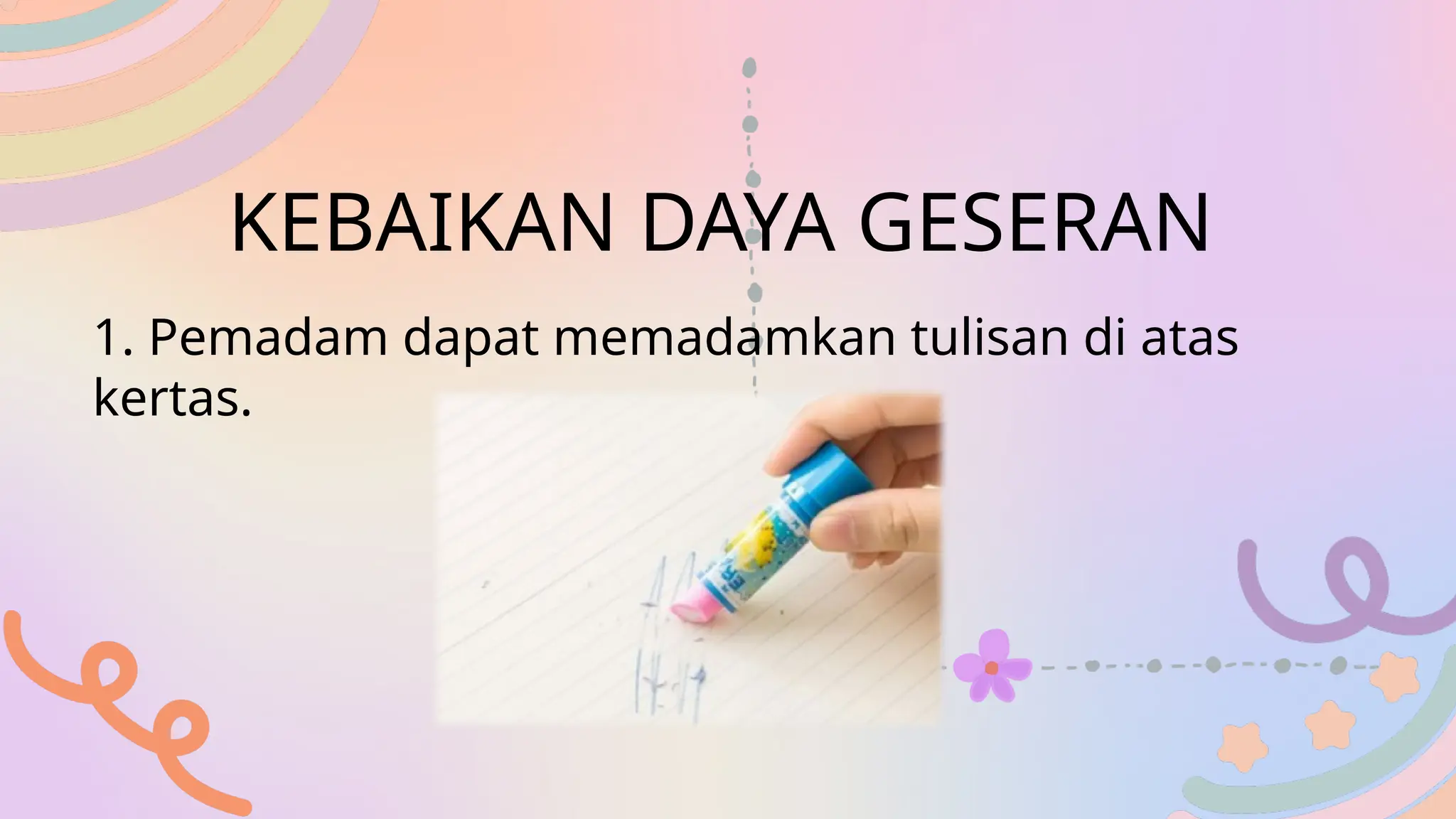 KEBAIKAN DAN KEBURUKAN DAYA GESERAN SAINS TAHUN 6 | PPT