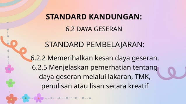 KEBAIKAN DAN KEBURUKAN DAYA GESERAN SAINS TAHUN 6 | PPT