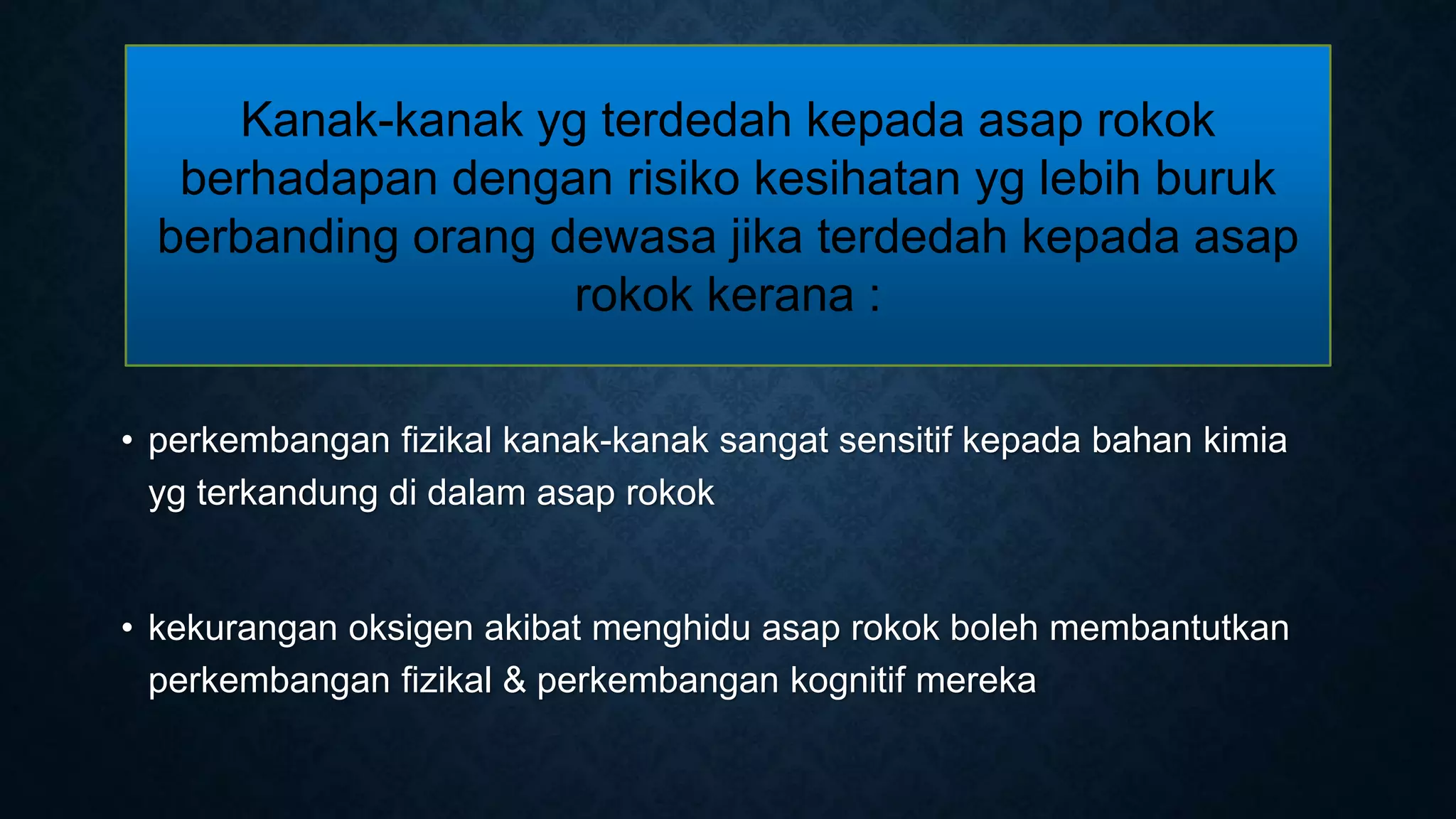 Kesan merokok kepada kesihatan pergigian | PPTX