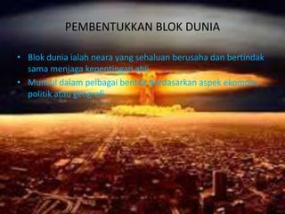 Kesan perang dingin fokus 18 (sej stpm sem 1) | PPTX