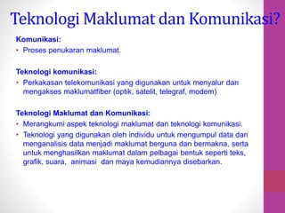 Kesantunan bahasa dalam teknologi maklumat dan komunikasi. | PPTX