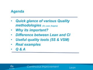 Importance of CI & Lean methodologies in Logistics - Kesavakrishnan ...