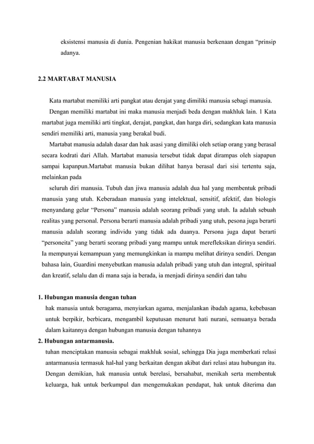 Hakikat Martabat dan Tanggung jawab manusia.pdf