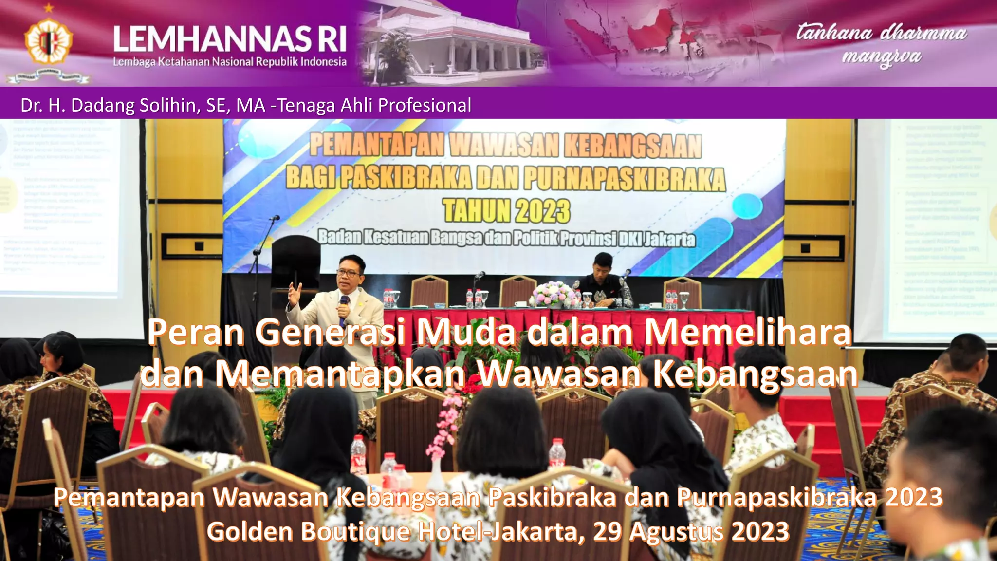 Peran Generasi Muda dalam Memelihara dan Memantapkan Wawasan Kebangsaan | PDF