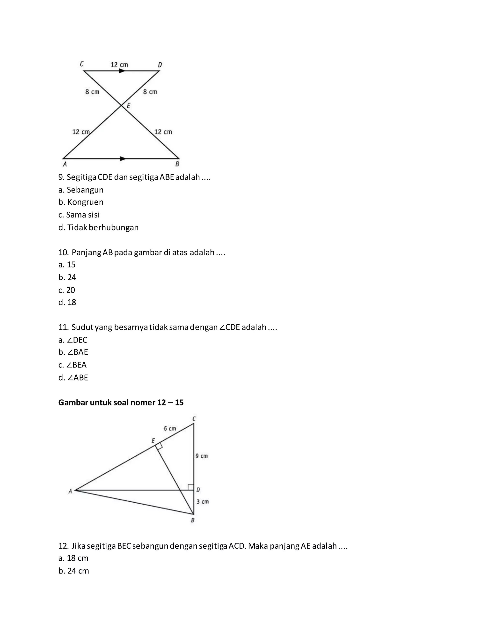 Kesebangunan 1 | PDF
