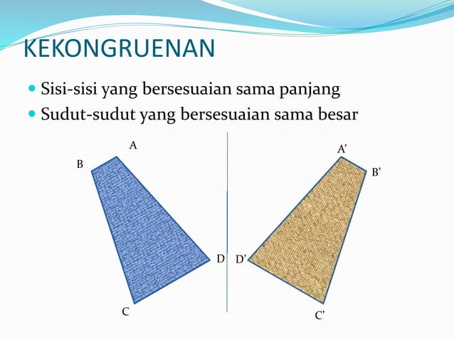 Kesebangunan dan kekongruenan | PPTX