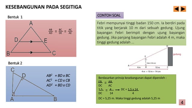 Kesebangunan dan kekongruenan (sherly permata sari) | PPTX