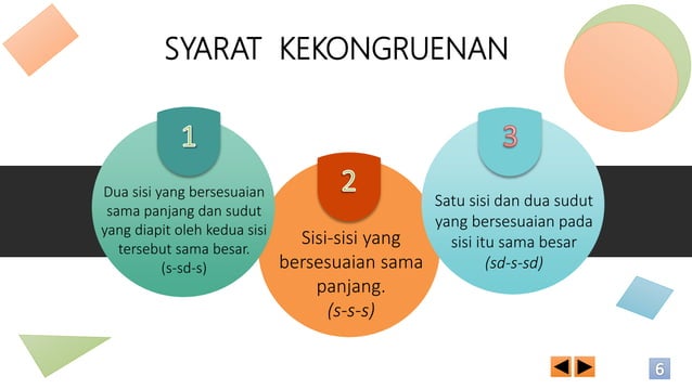 Kesebangunan dan kekongruenan (sherly permata sari) | PPTX