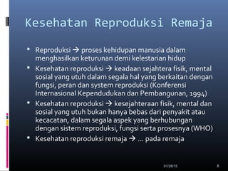 Kesehatan reproduksi-remaja (2) | PPT