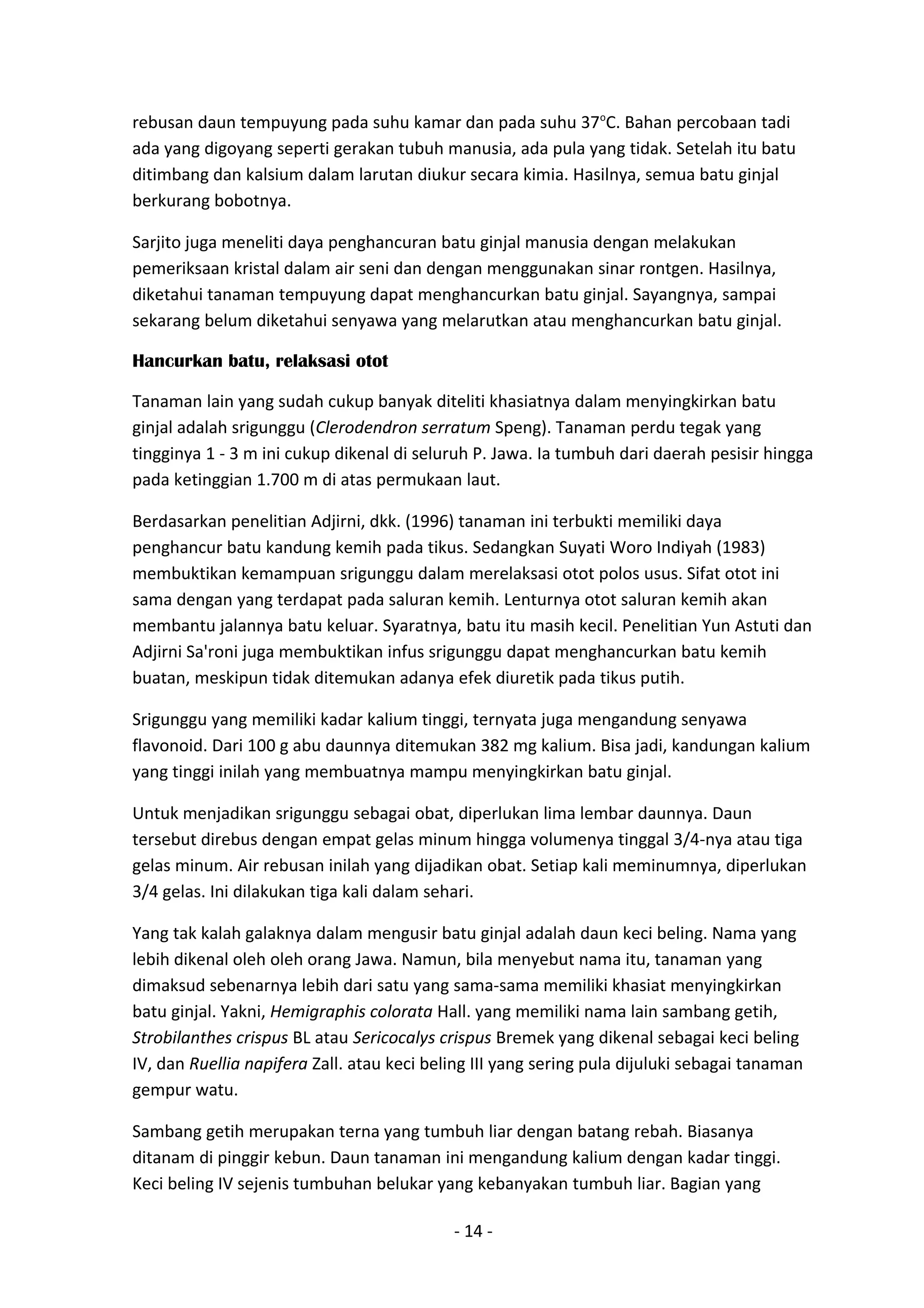 Kesehatan 3 kencing batu | DOC