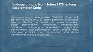 Kesehatan dan keselamatan kerja (k3) | PPT