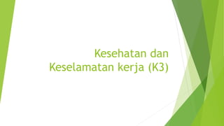 Kesehatan dan Keselamatan kerja (K3).pptx
