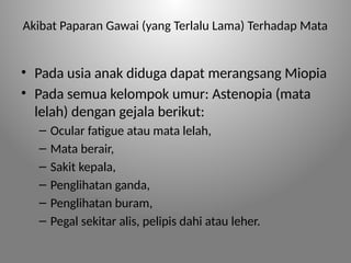 Cara deteksi dini KESEHATAN INDERA (mata telinga).pptx