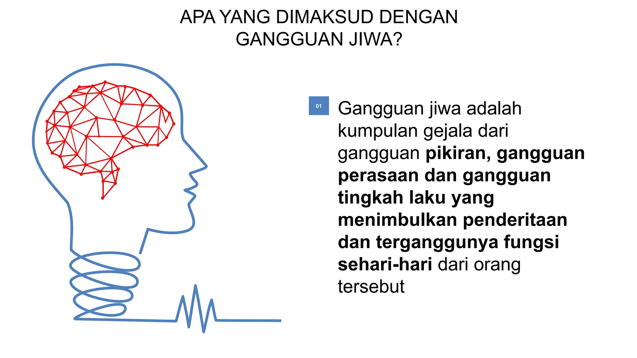 kesehatan jiwa untuk kader di wilayah kerja | PPTX