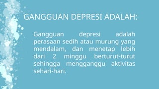 kesehatan jiwa untuk kader di wilayah kerja | PPTX