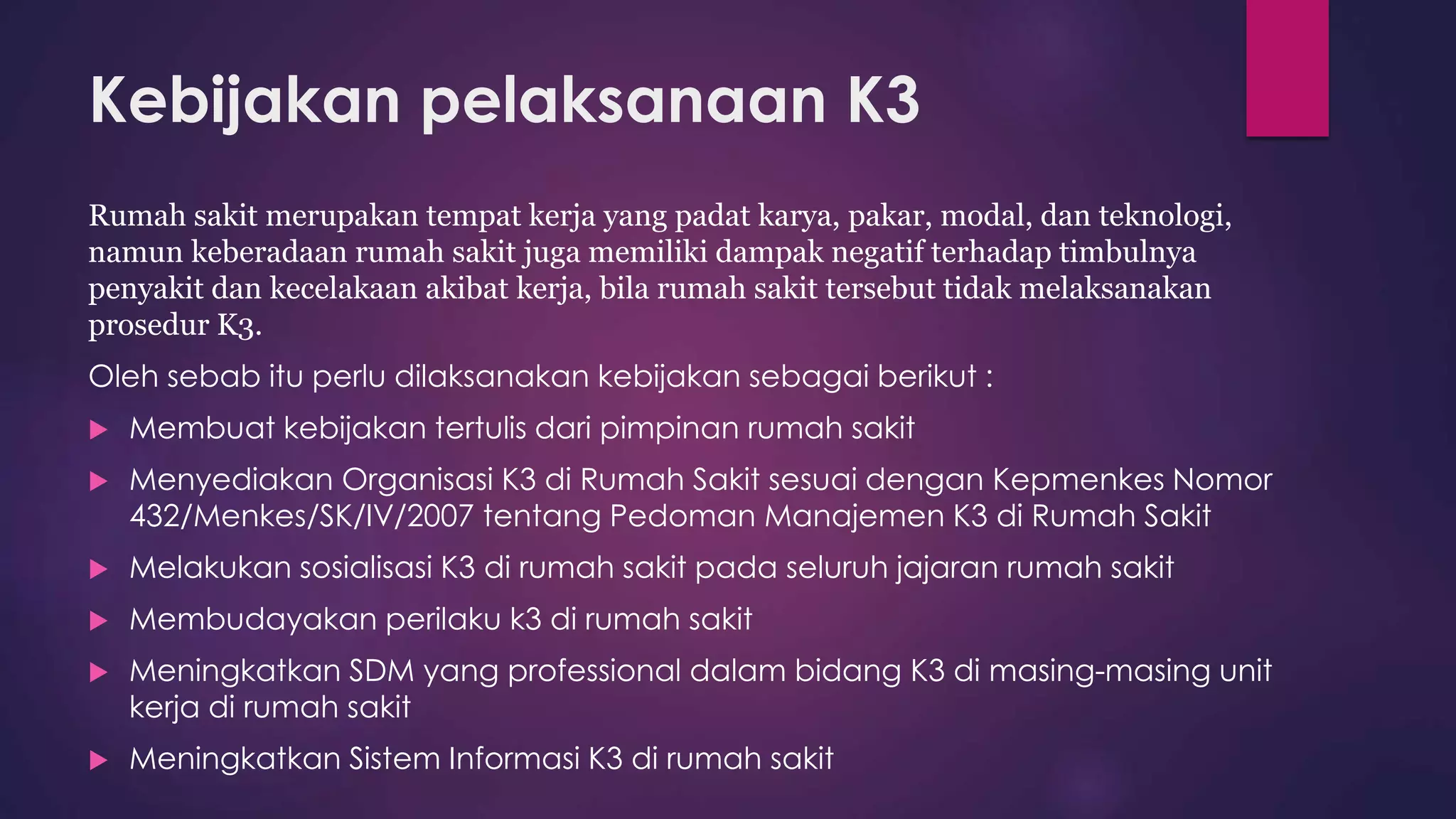Kesehatan keselamatan kerja (k3) di rumah | PPTX